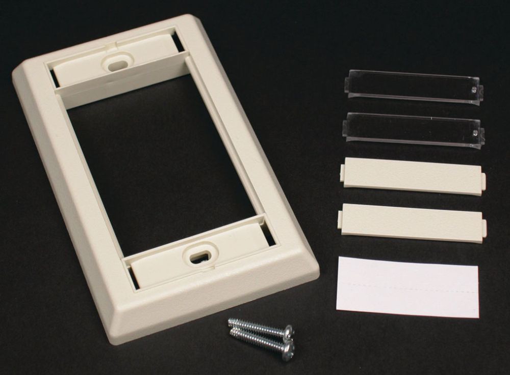 Wiremold CM-SFP Cm Series Single Gang Faceplate Ivory | Gordon Electric ...
