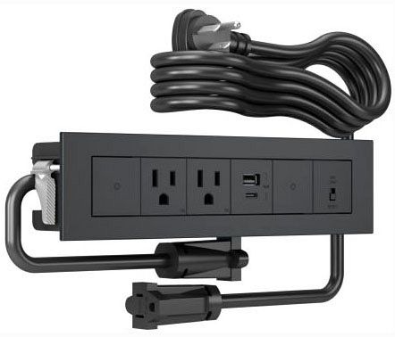 Wiremold F6SRRUSB6NRGM Dash Fpc 2-Outlet, 1 USB A/C, 2 Pbs, Cb | Gordon ...