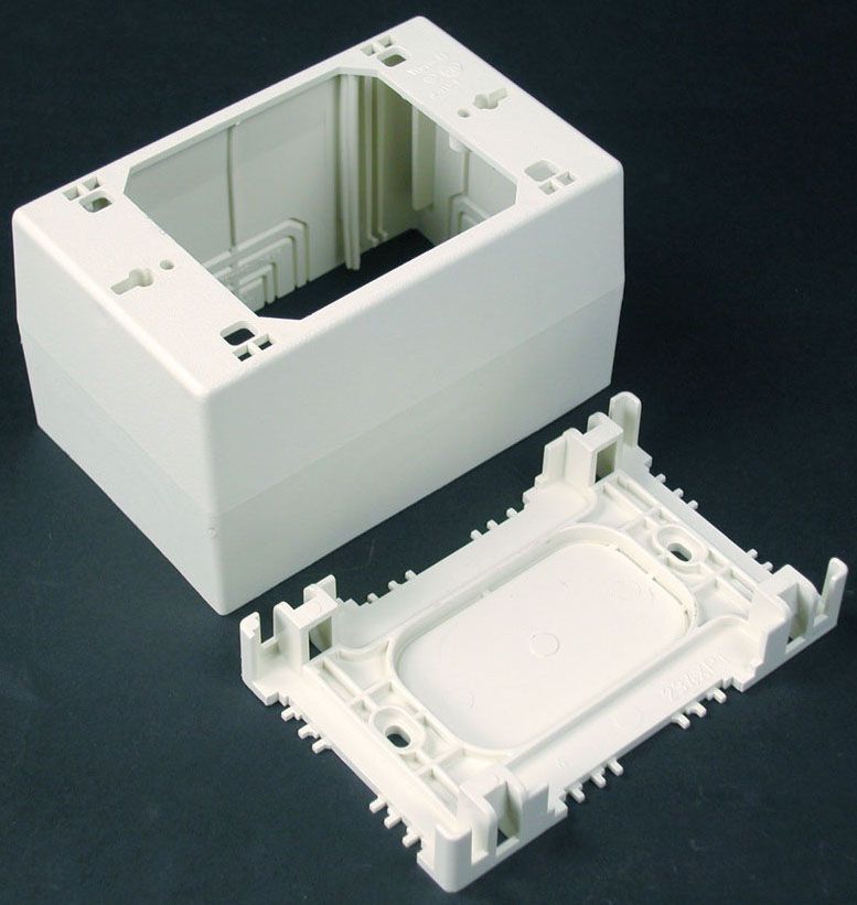 Wiremold NM2044-WH Non-Metallic Extra Deep Device Box Nm2000 White ...