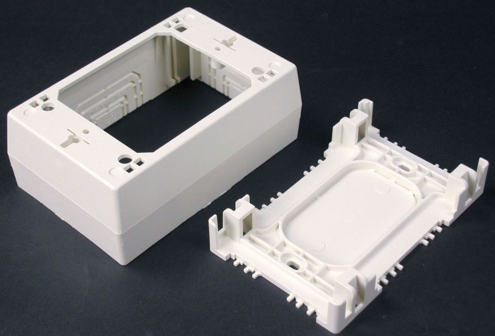 Wiremold NM2048-WH Non-Metallic Sure Snap Device Box Nm2000 White ...