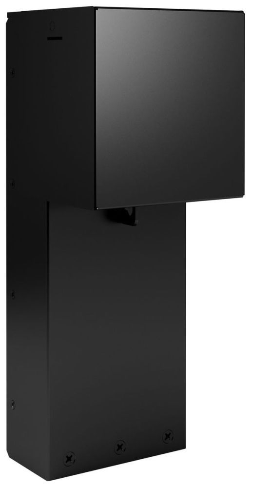 Wiremold XPP2G16C-BK Power Pedestal 2-Gang Black Cover 16"" | Gordon ...