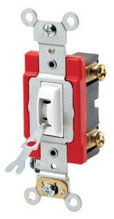 Leviton 1221-2WL Single-Pole 20A 277V White Locking Switch | Gordon ...
