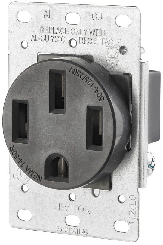 Leviton 279-S00 50A Receptacle | Gordon Electric Supply, Inc.