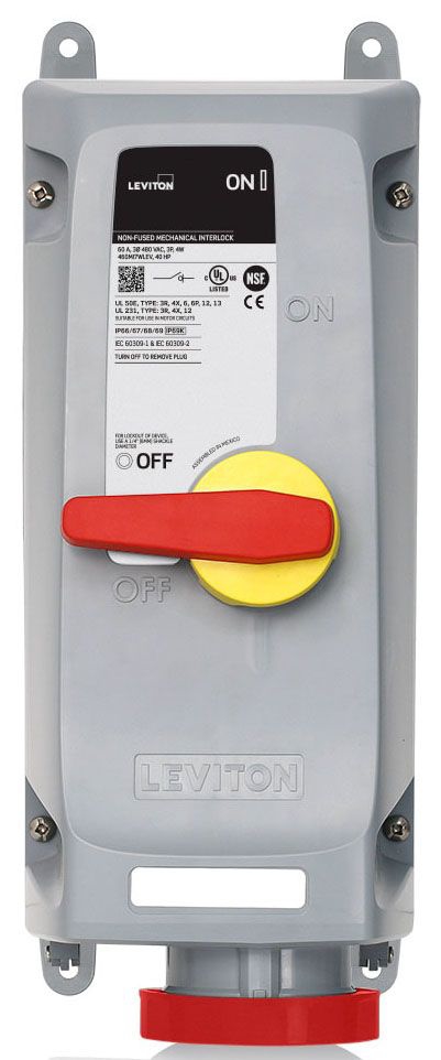 Leviton 460MI7WLEVITON Mechanical Interlock - Red | Gordon Electric ...