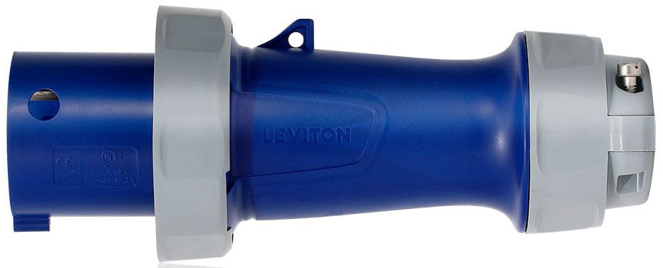 Leviton 560P9WLEV 60 Amp Pin & Sleeve Plug-Blue | Gordon Electric ...