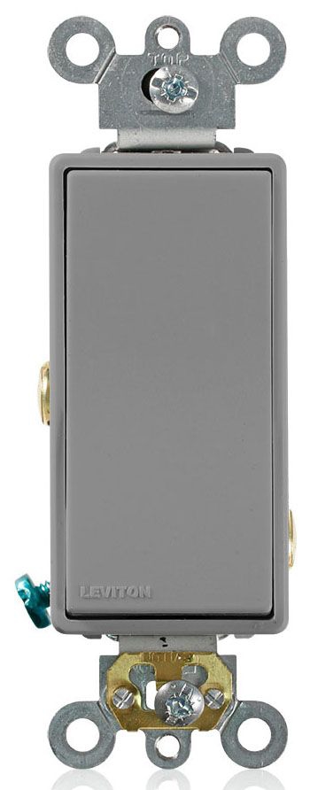LEVITON 5691-2GY : SP GRAY 15A SWITCH | Gordon Electric Supply, Inc.