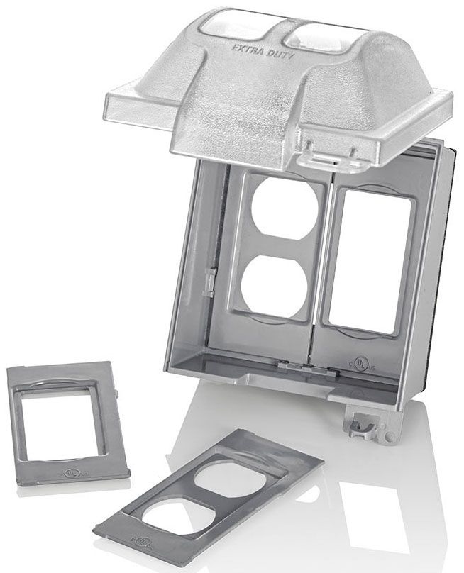 Leviton 5982-UCL Cl Extra Duty 2-Gang While-In-Use Cover | Gordon Electric Supply, Inc.