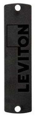 LEVITON 5F100-PLT BLK BLNK FBR ADP PLT | Gordon Electric Supply, Inc.