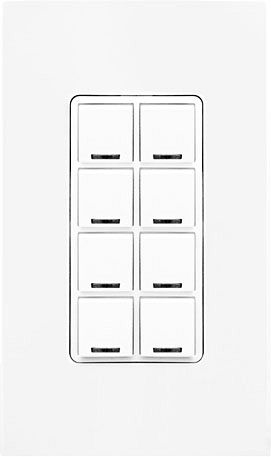 Leviton DLDNK-8W Lumina Rf Keypad, 4-Button, White | Gordon Electric ...