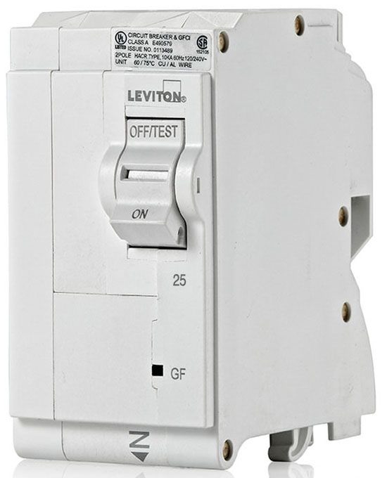 Leviton LB225-G 25A 2-P Gfci Brkr 120/240V Ac/Ca Max Hm | Gordon ...