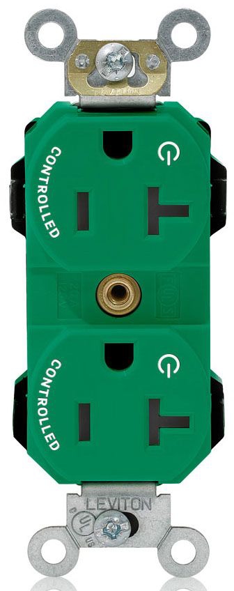 LEVITON M5362-2SN LLOK 20A CONTROLLED REC | Gordon Electric Supply, Inc.