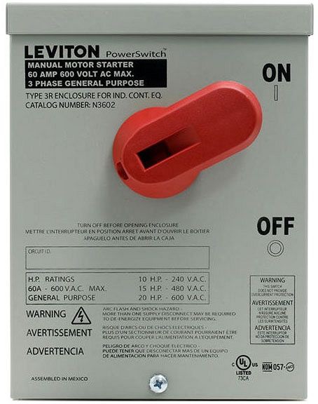 Leviton N3602 2 Port 60A Nema3R Enclosure | Gordon Electric Supply, Inc.