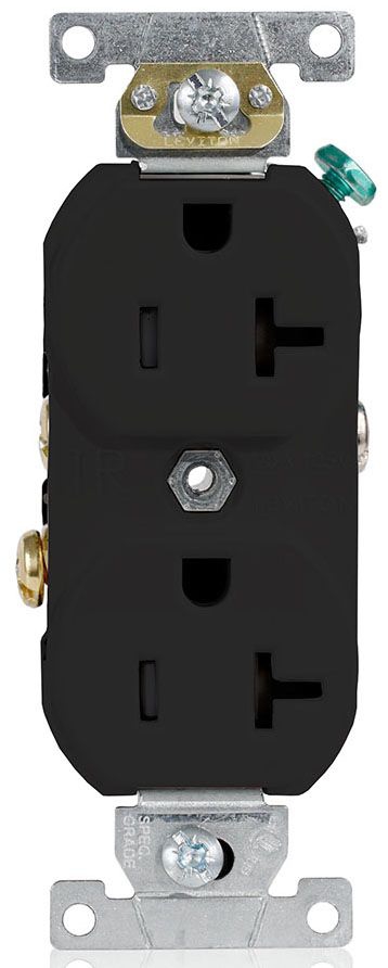 Leviton TBR20-E 20A-125V Duplex Receptacle | Gordon Electric Supply, Inc.