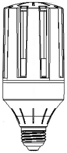 Light Efficient Design LED-8039E345D-A 18W Flex Color Bollard Retrofit ...