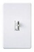 Lutron AY-103P-BL Dimmer, Incandescent/Halogen, 3-Way, Preset, 120V ...