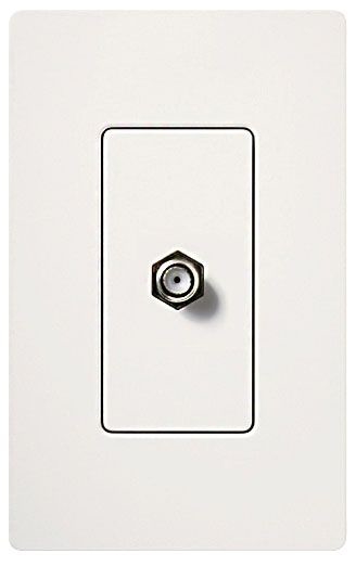 LUTRON CA-CJ-BL CLARO CABLE TV JACK BLACK | Gordon Electric Supply, Inc.