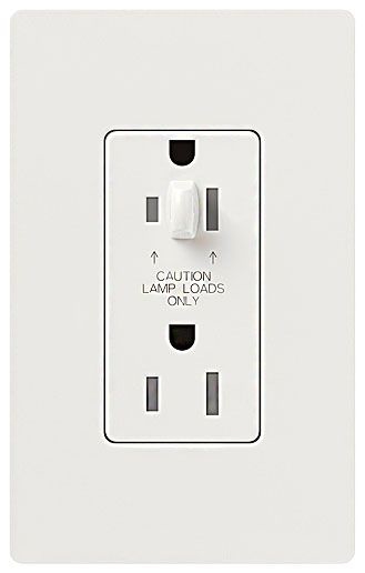 LUTRON CAR-15-HDTR-WH 15A 120V RECEPTACLE | Gordon Electric Supply, Inc.