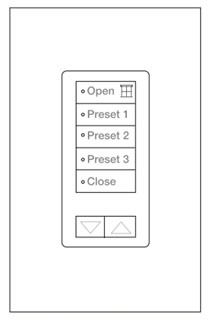 Lutron QSWS2-5BRLI-WH Qsws2 Wallstation 5-Button Insert White ...