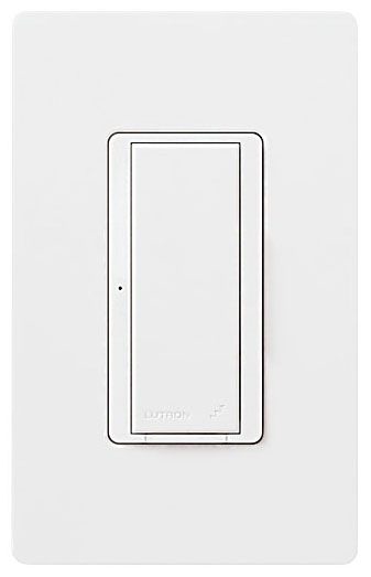 Lutron RRD-8ANS-TP RadioRA-2 Switch, 120V/8A Light Or 1/4 Hp Motor/5.8A ...