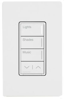 Lutron RRST-HN3RL-WH RadioRA-3 St Hybrid Keypad 3Rl White | Gordon Electric Supply, Inc.