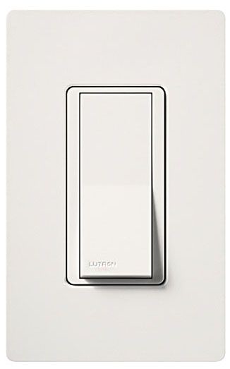 Lutron SC-1PS-SW Switch, Satin Finish, 277V/15A In Snow | Gordon ...