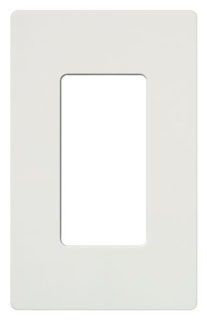 Lutron SC-1-SW Wallplate, Satin Finish, 1-Gang In Snow | Gordon ...
