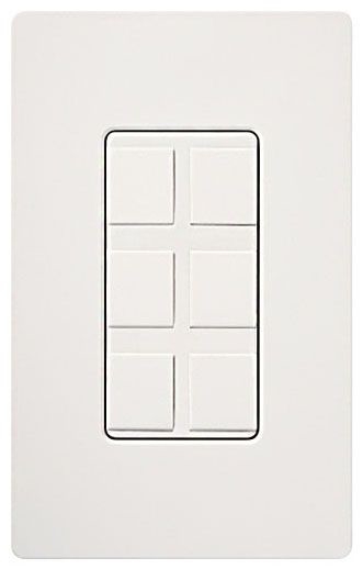 LUTRON SC-6PF-HT SIX PORT FRAME W/BLANKS SATIN COLOR HOT | Gordon ...