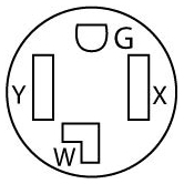Midwest BR34 30A Receptacle - 3P4W Grounding | Gordon Electric Supply, Inc.