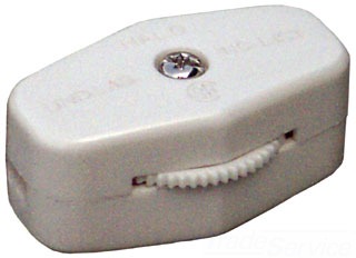 MORRIS 70451 WHITE ROTARY CORD SWITCH | Gordon Electric Supply, Inc.