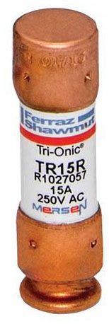 150 Amp Anl Fuse Mersen TR15R Time Delay Fuse - 15A 250V RK5 Class Fuse ...