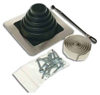 Metallics RJK3 1/4"" - 4"" Roof Jack Kit (8"" Base) Made In USA - Roof ...