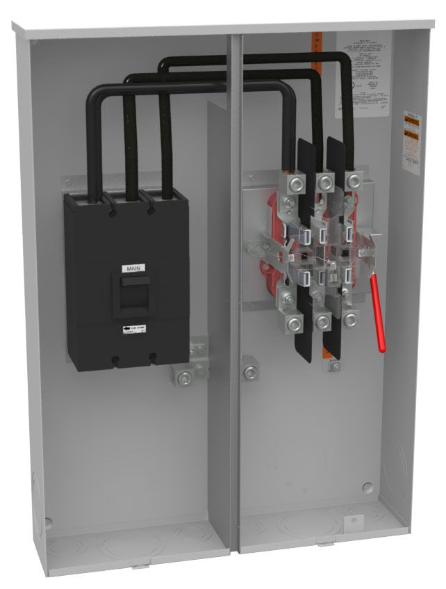 Milbank U5799-O-400-CB-BL 400A Meter Main | Gordon Electric Supply, Inc.