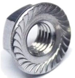CULLY 40480J 1/4-20 HEX SERTD FLG NUT | Gordon Electric Supply, Inc.