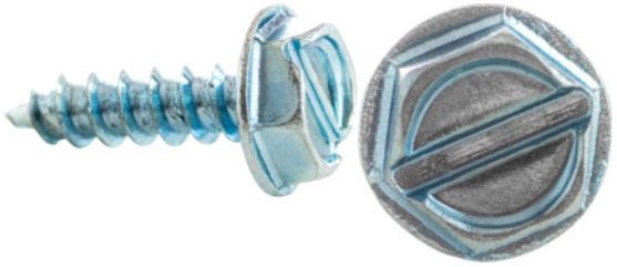 Cully 77016J 10 X 1"" Sheet Metal Screws, Hex Washer Head, Combo ...