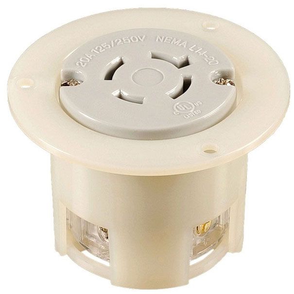Morris 20457 Recess Twist Lock Female 125-250V L14-20 | Gordon Electric ...
