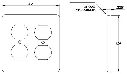 Mulberry 11613 2-Gang FS Duplex Receptacle | Gordon Electric Supply, Inc.