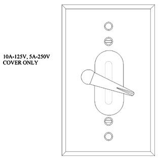 Mulberry 30488 Weather-Proof Switch Cover Only | Gordon Electric Supply ...