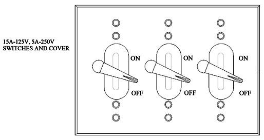 Mulberry 30497 Weather-Proof 3-Gang SP Switch & Cover | Gordon Electric ...