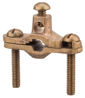 NSI G-1-SDBR HEAVY DUTY BRONZE GROUND CLAMP-DIRECT BURAIL FOR REBAR ...