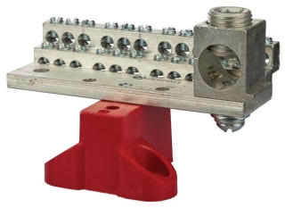 NSI 1024MB 225A Stacked Neutral Bar, 4-14 Awg 24 Circuits & 350 MCM - 6 ...