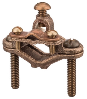 NSI G-20DB DIRECT BURIAL GROUND CLAMP WITH ADAPTERS 1/2IN - 1IN WATER ...