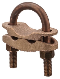 NSI UC-214 HEAVY DUTY GROUND CONN. 1IN PIPE CABLE RANGE 2/0-4 2 CABLE ...