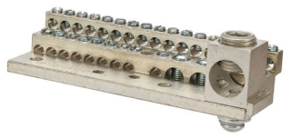 NSI 2030M 225A STACKED NEUTRAL BAR 4-14 AWG 26 CIRCUITS 1/0-14 AWG 4 CIRCUITS & 350 MCM - 6 AWG ...