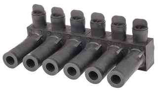 NSI ISPB600-6 Submersible Pedestal Connector, 6 Port, 600 MCM - 12 Awg ...