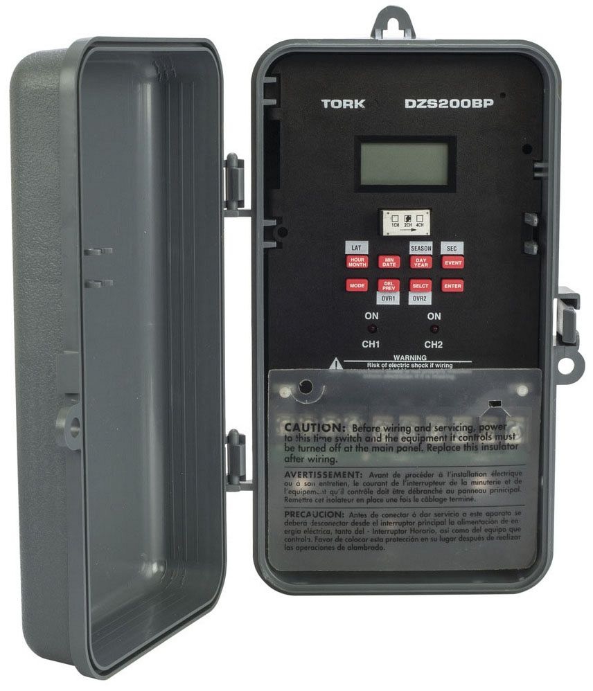 Tork DZS200BP 2-Chnl SPDT Digital Timer | Gordon Electric Supply, Inc.