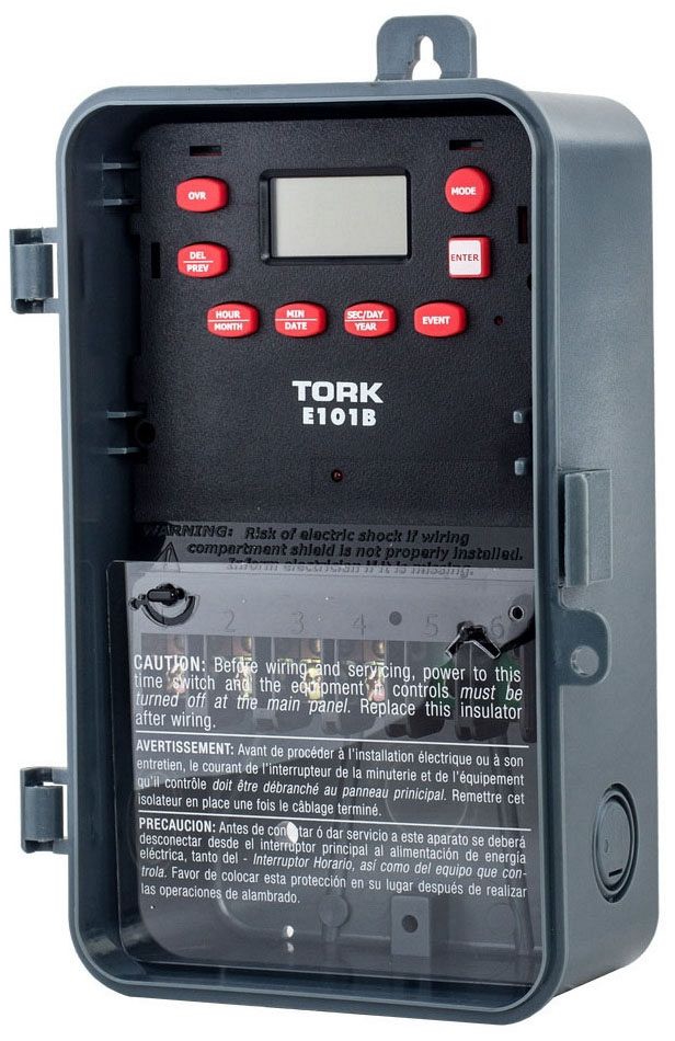 Tork E101B 24-Hour 40A SPST Digital Timer | Gordon Electric Supply, Inc.