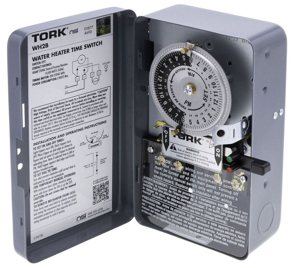 Tork WH2B Water Heater Timer | Gordon Electric Supply, Inc.