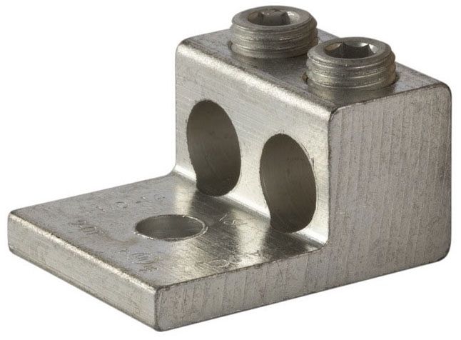 NSI 2-350T Aluminum Double Lug (2) 350 MCM - 6 Awg (Aluminum/Copper ...