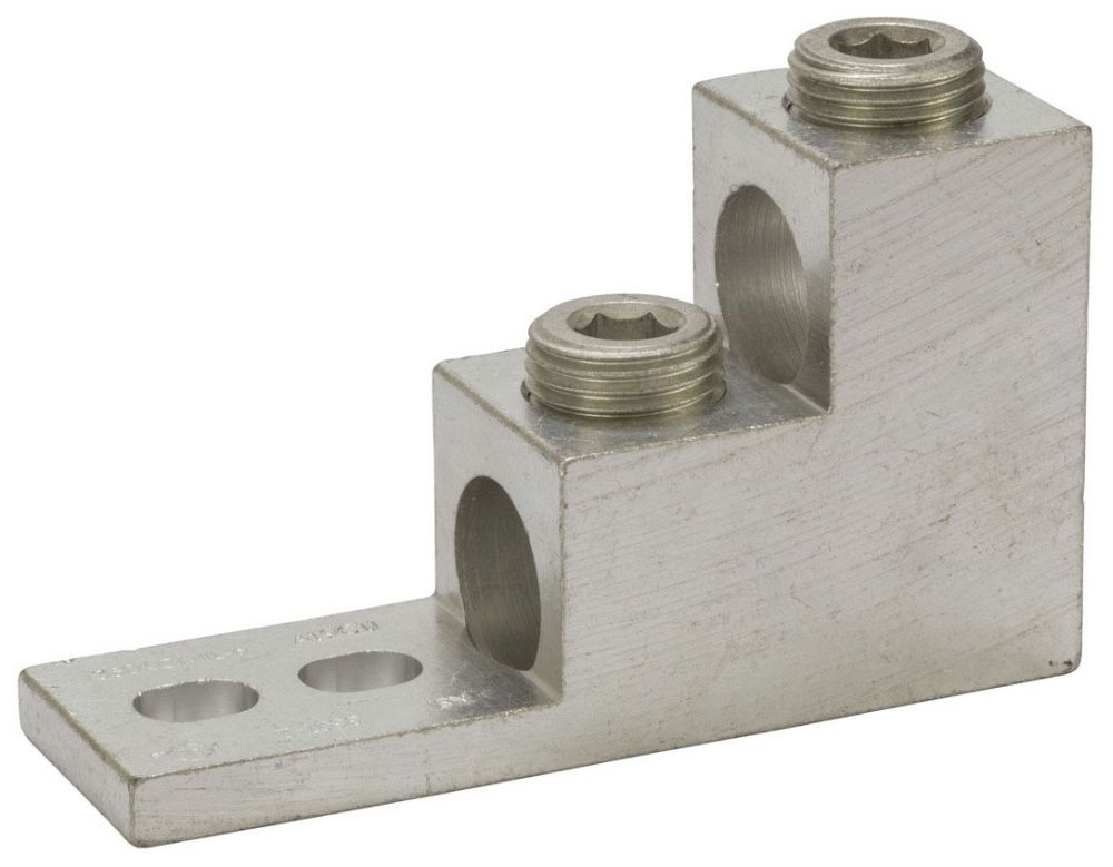 NSI 350T-2 Step Panel Lug (2) 350 MCM - 6 Awg (Aluminum/Copper ...