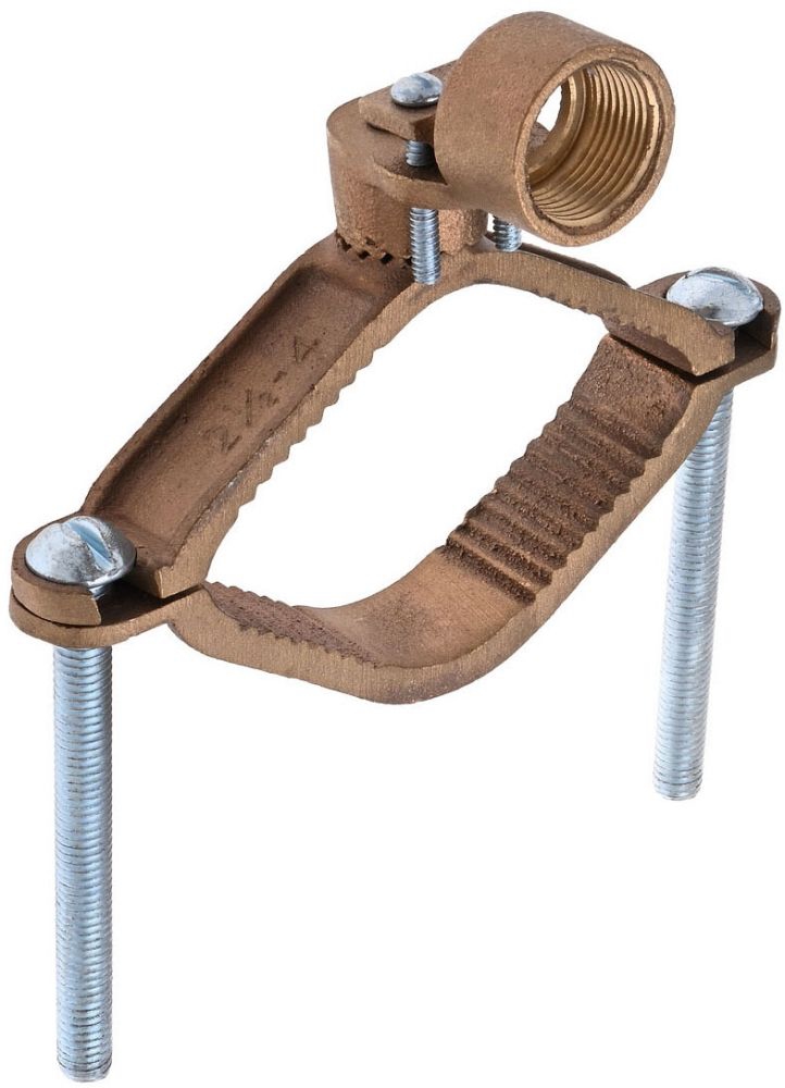NSI G-21 Heavy Duty Bronze Ground Clamp For Rigid Conduit, 3/4" Conduit ...